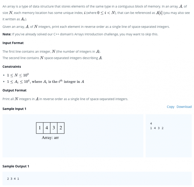 Arrays – DS – Kickstart Coding Arrays – DS – Kickstart Coding