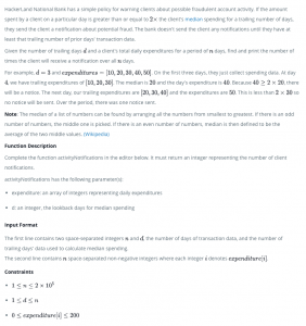 Fraudulent Activity Notifications – Kickstart Coding