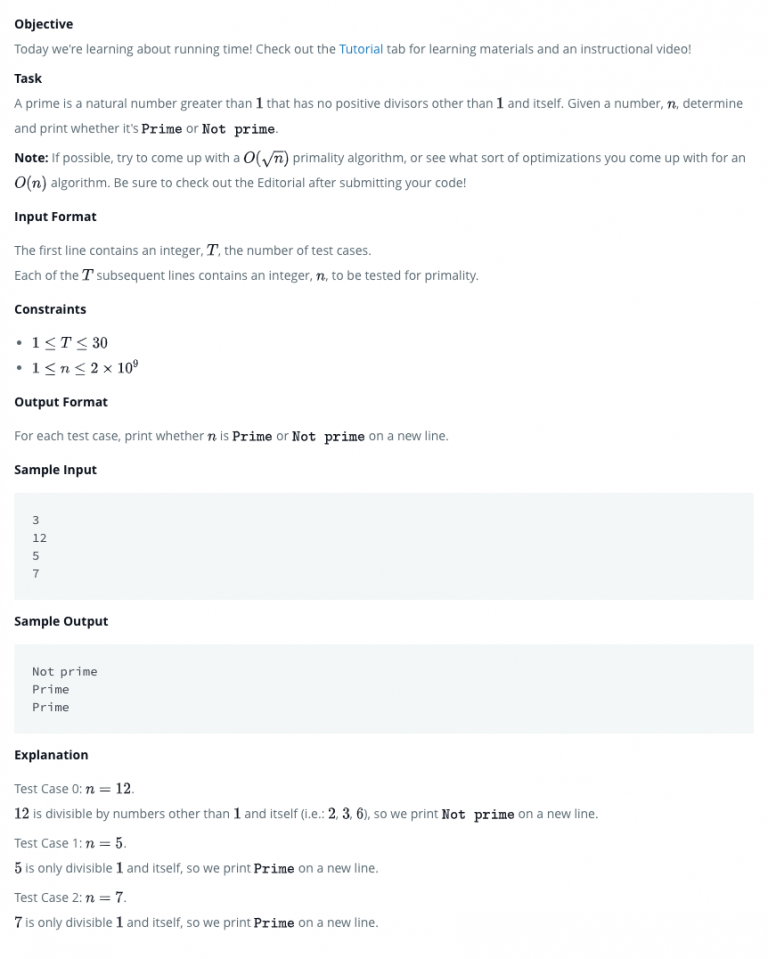 Day 25: Running Time and Complexity – Kickstart Coding