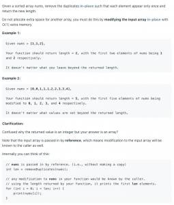 26. Remove Duplicates from Sorted Array – Kickstart Coding