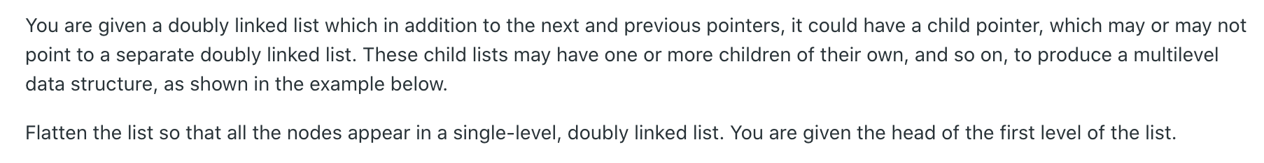 430. Flatten a Multilevel Doubly Linked List – Kickstart Coding 430. Flatten a Multilevel Doubly Linked List – Kickstart Coding