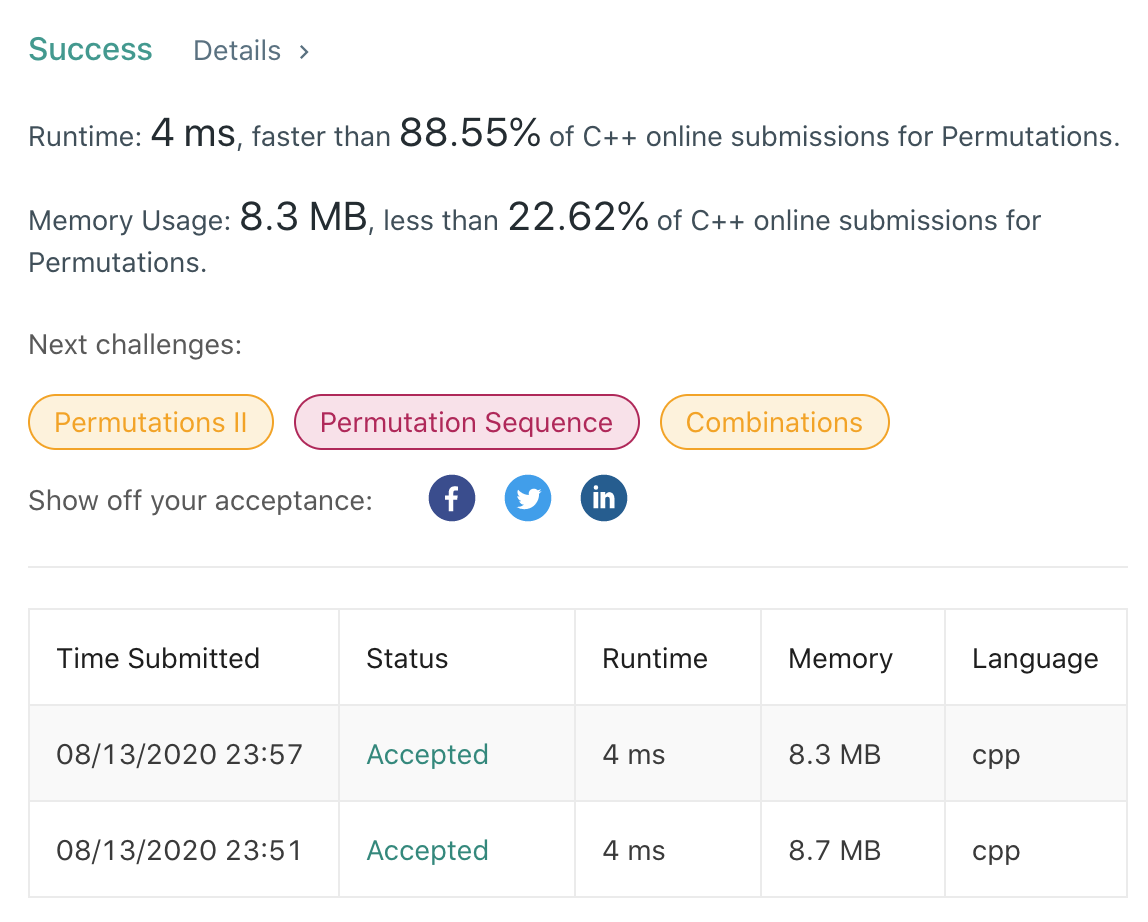 46. Permutations – Kickstart Coding