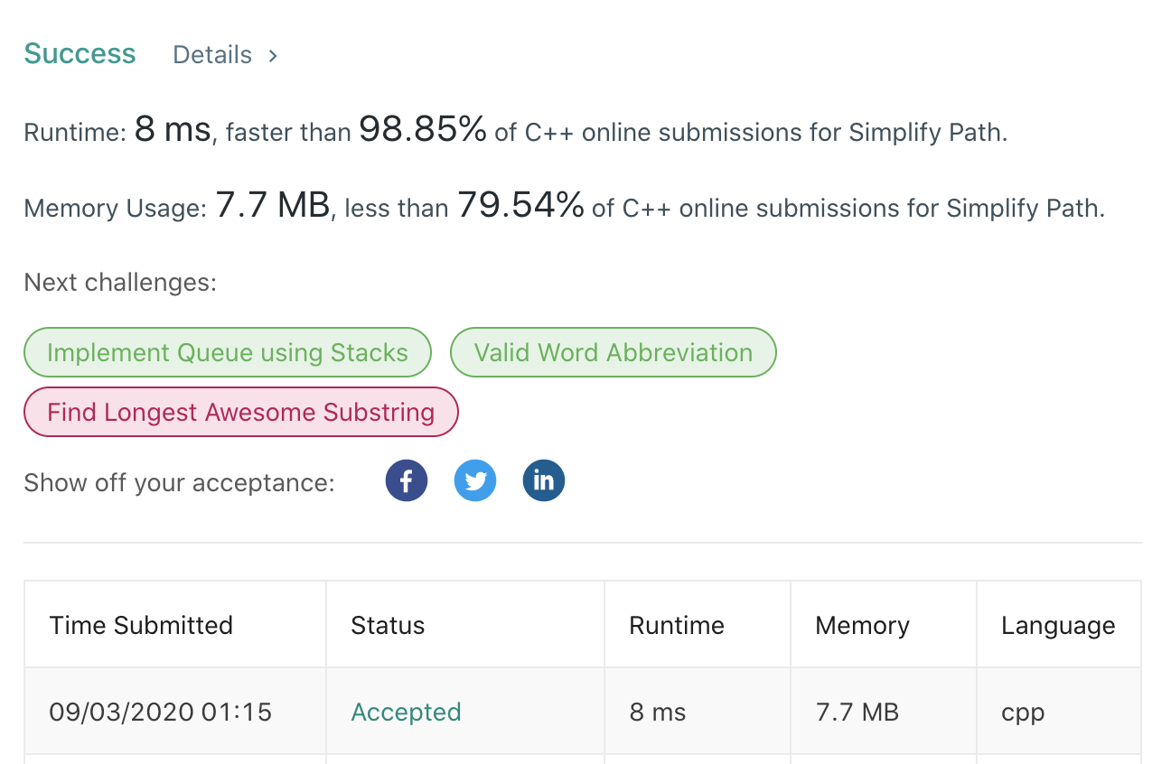 71. Simplify Path – Kickstart Coding