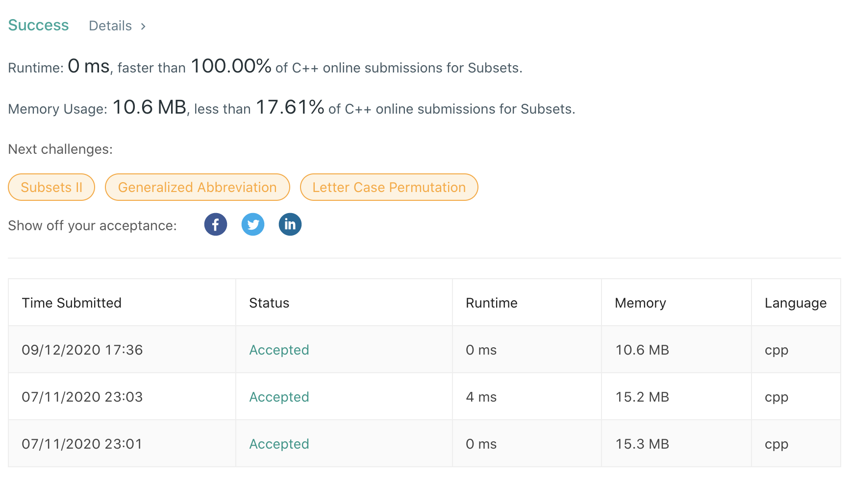 78. Subsets – Kickstart Coding