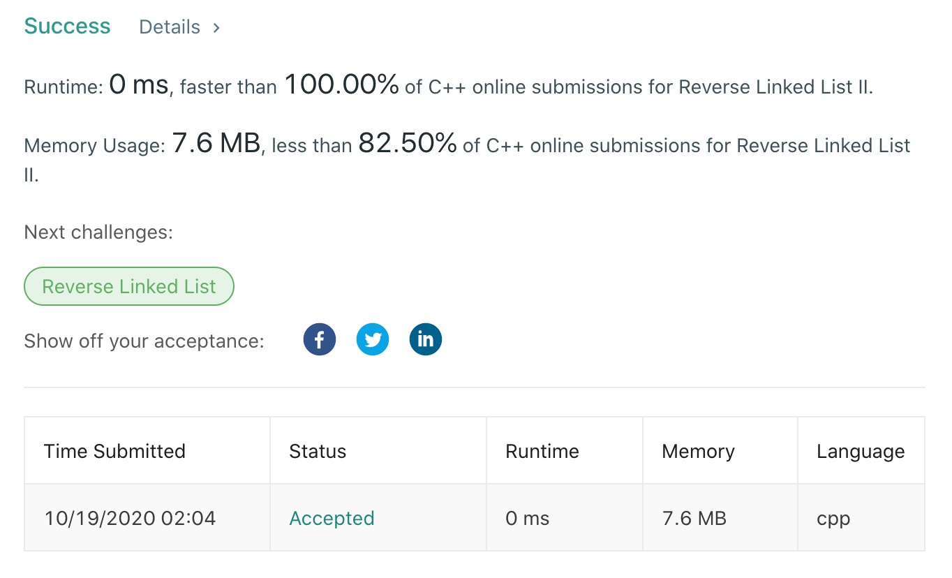92. Reverse Linked List II – Kickstart Coding