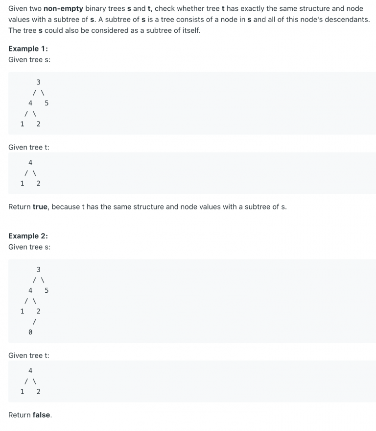 572. Subtree of Another Tree – Kickstart Coding