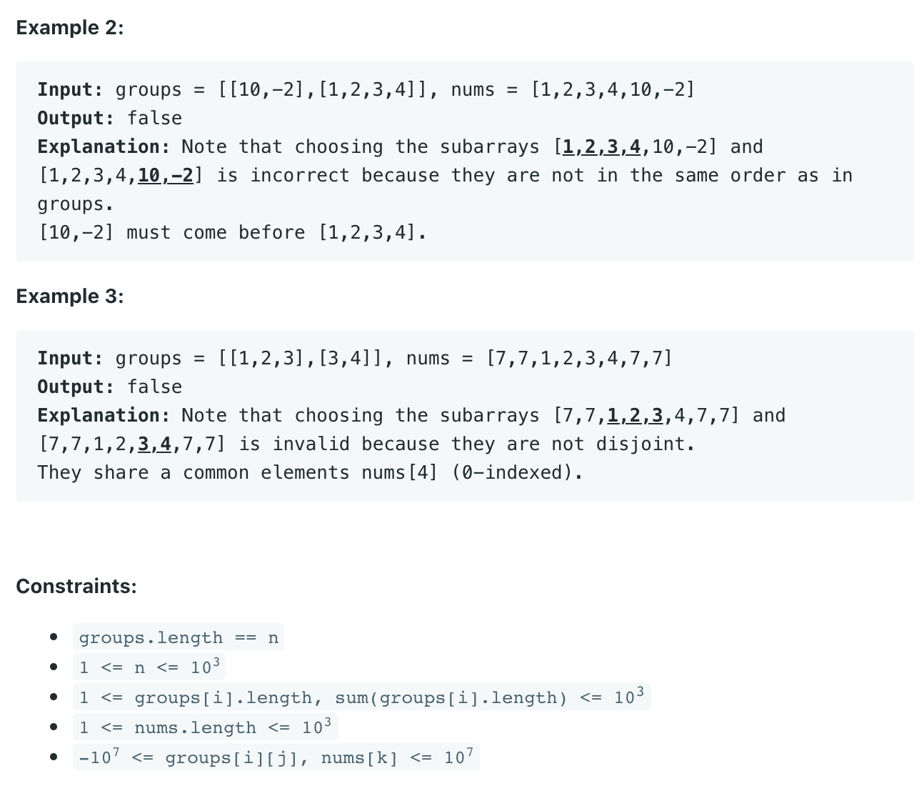 1764. Form Array by Concatenating Subarrays of Another Array – Kickstart Coding