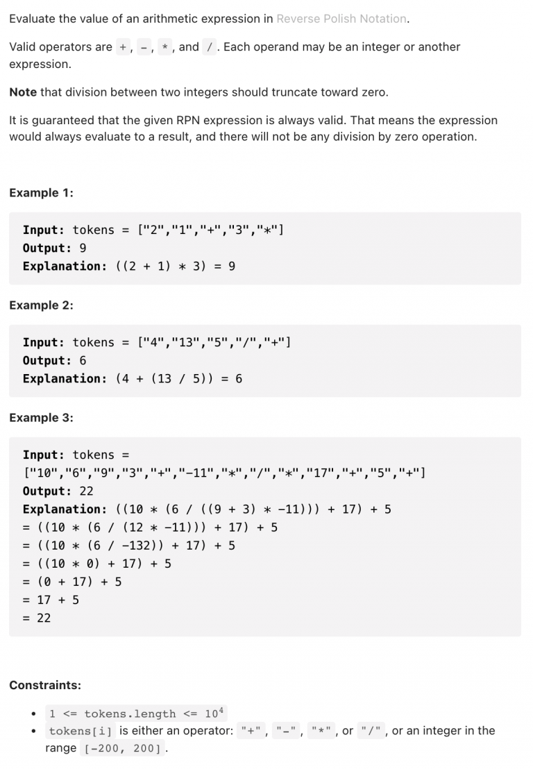 150. Evaluate Reverse Polish Notation – Kickstart Coding