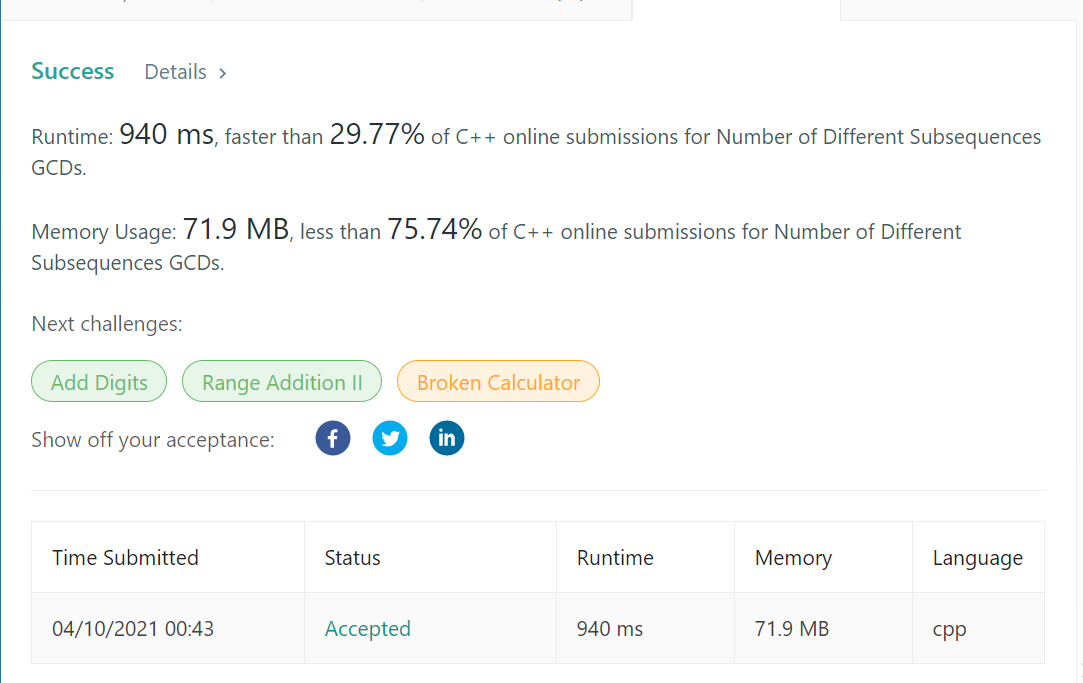 1819. Number of Different Subsequences GCDs – Kickstart Coding